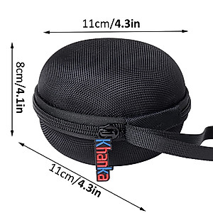 Khanka Hard Travel Case Replacement for UCOMX Nano Magnetic 2 in 1 Wireless Charger, Wireless Folding Charging Station, Case Only (Black)