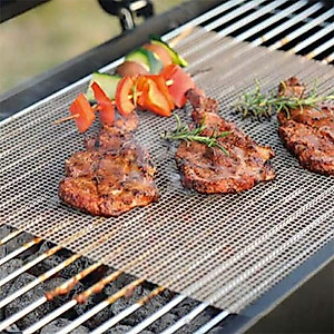 Stainless Steel Perforated Grill Sheet Stainless Perforated Sheet Perforated BBQ Grill Outdoor Replacement Charcoal Tray or Pan for Charcoal Grill (1PC-30cmx30cm(11.8"x11.8")--Thickness 0.88mm(0.03"))