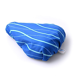 Waterproof Bike Seat Rain Cover, Protective Water Resistant Bicycle Saddle Cover (Sky)