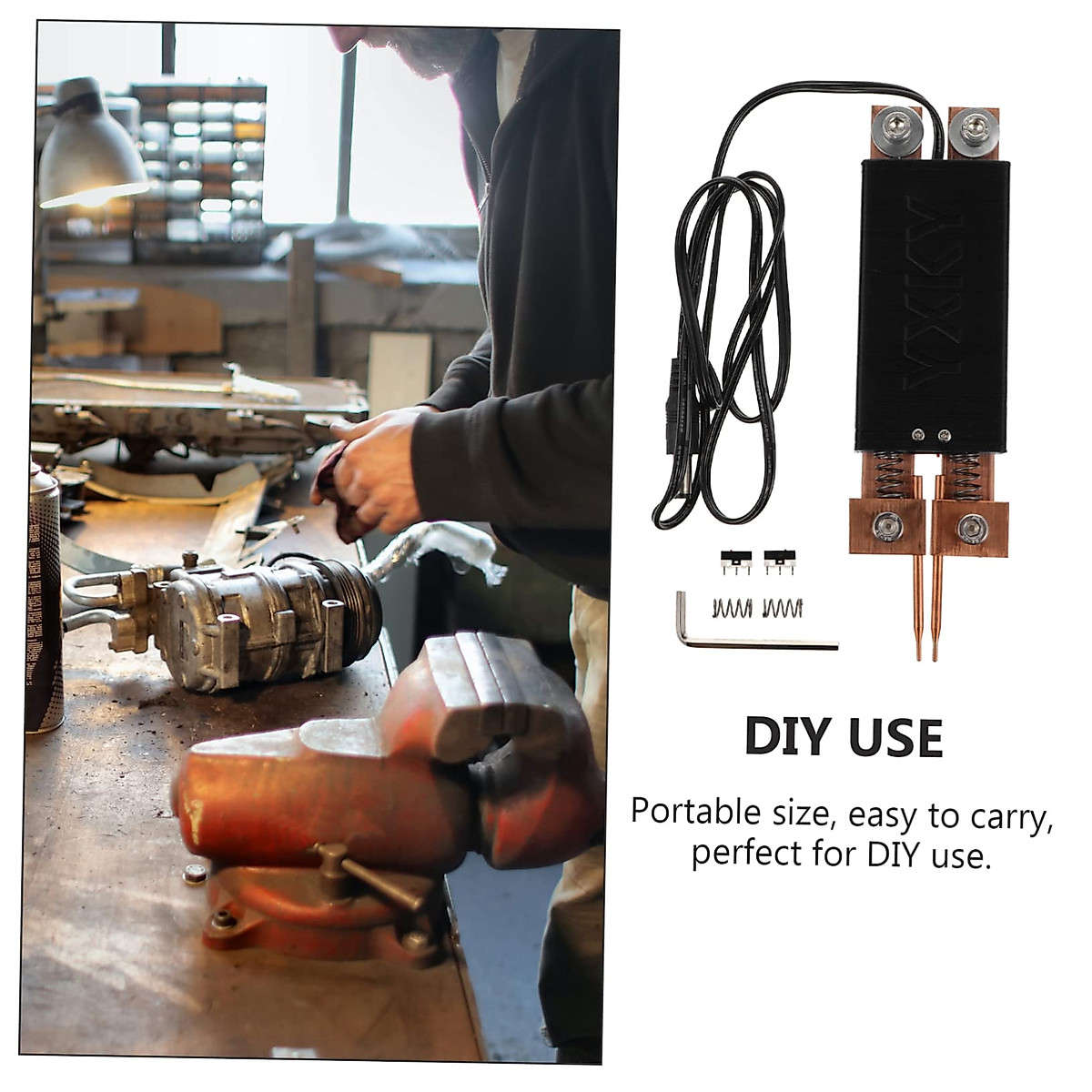 PLAFOPE Handheld Spot Welding Pen Automatic Trigger Weld Automatic Welder Pen PCB Circuit Board welding machines soldering pencil Weld Machine Accessory spot welder supplies abs