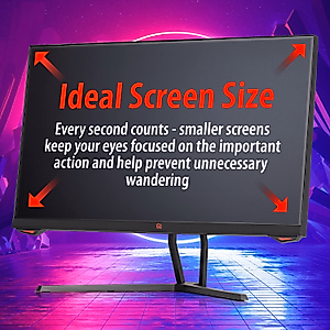 Deco Gear 25" Gaming Monitor, Fast IPS 1ms (GTG) Panel with 144Hz Refresh Rate, 1920x1080 Full HD Resolution