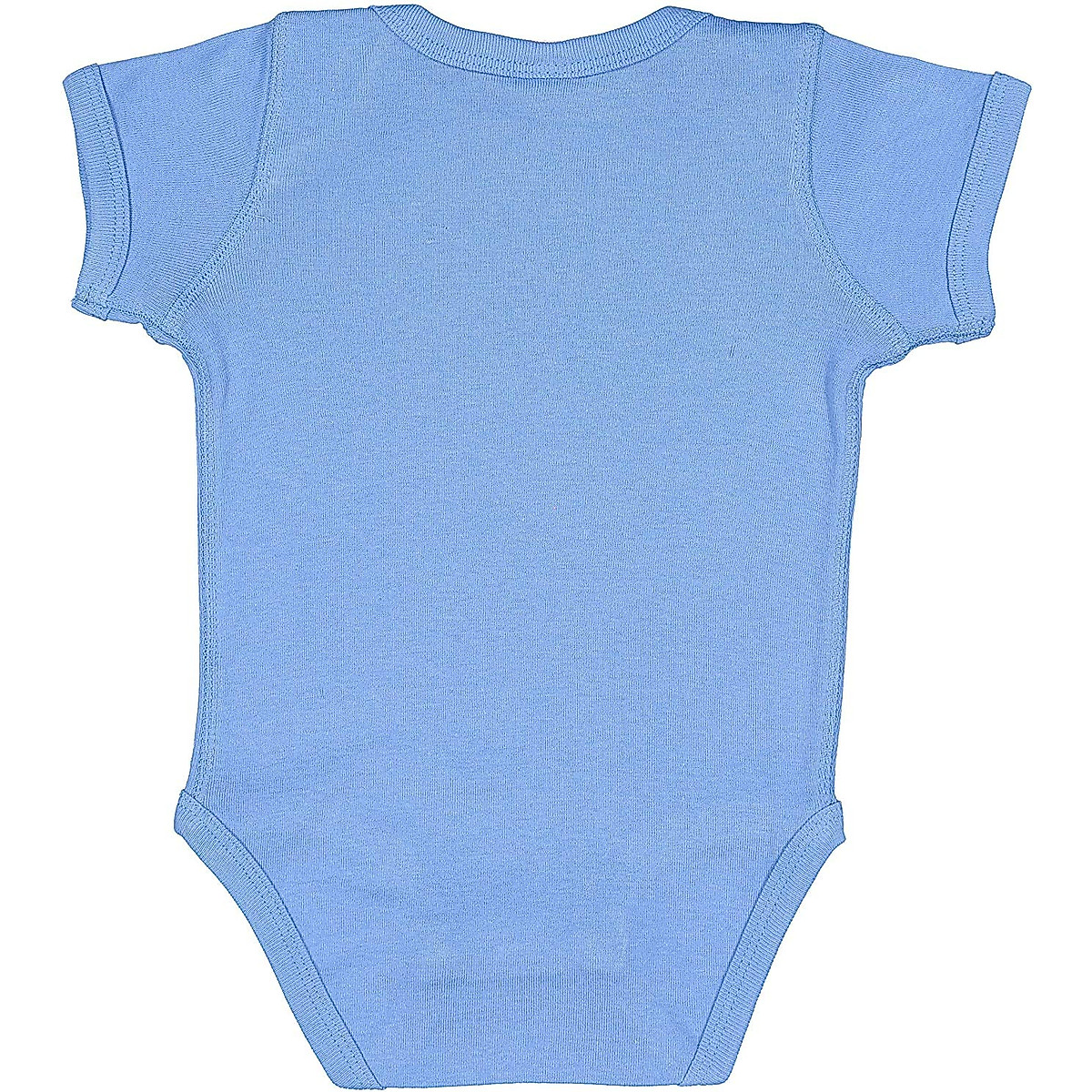 Rabbit Skins Baby Bodysuit Girl & Boy | Newborn 0-3 Months to 24 Month Toddler, Snap Easy Closure, Carolina Blue, 12 Months