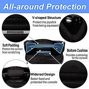 TOOLOOKEY Carrying Case Bag for Steam Deck, Travel Carry Case Bag for Steam Deck Console, Game Accessories Storage Shoulder Bag for Valve Steam Deck