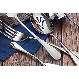 Artaste 18/10 Stainless Steel Elegant Serving & Hostess Flatware Sets (47-Piece 18/10 Silver Finish)