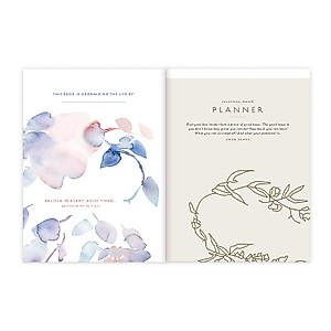 Legacy Walk The Faith Purple 8 x 6 Paper 2023-2024 Seeds of Grace Soft Cover Planner