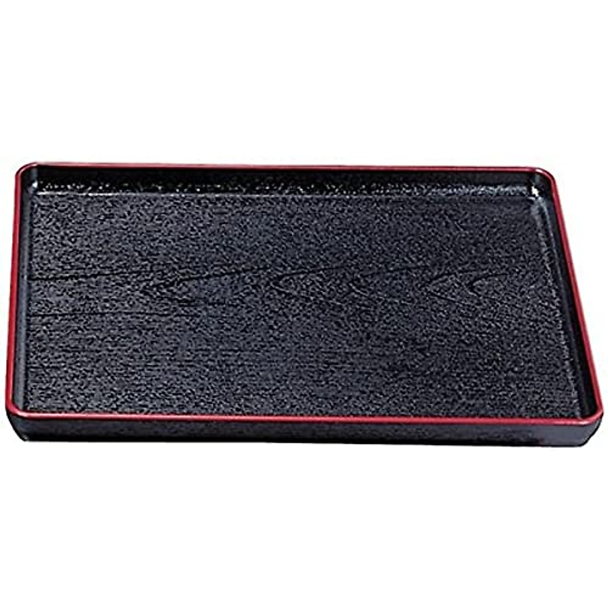 J-Kitchens Shaku4 Heat Resistant Oju Wood Grain Obon (Bon Tray Tray) Black Tenshu Made in Japan