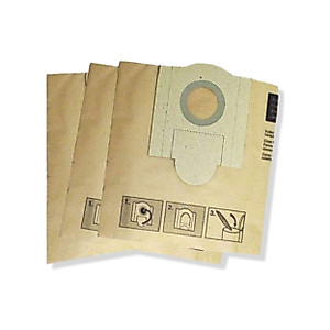 Fein Turbo II Vacuum Dust Bag for Two-Stage Dust Collection - Disposable, 3-Pack - 69908195014
