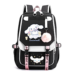 GERF Backpacks for Boys Girl Schoolbag bookbags Casual Daypack Laptop Travel Cute Backpack(School Bag + Pendant + Sticker)