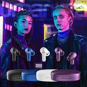 Urbanista Wireless Earphones | Wireless Earbuds with Microphone | 70ms Low Latency Gaming Earbuds | Dual-Mode Bluetooth Earphones | Fast Charge USB-C Earphones | 32 H Playtime | Seoul, Midnight Black