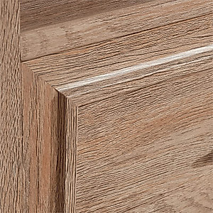 Sauder Rollingwood Engineered Wood 4 Shelf Bookcase in Brushed Oak