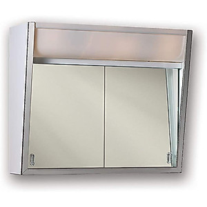 Jensen 327LP Flair Stainless-Steel Surface Mounted Medicine Cabinet