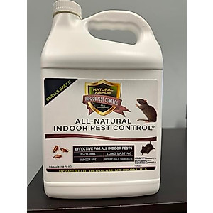 Peppermint Repellent for Indoor Pest Control - All Natural & Safe Spray for Outdoor Use. Natural Armor Indoor Pest Control. 128 Oz Gallon, Refill
