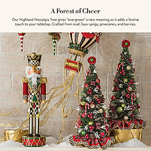 MACKENZIE-CHILDS Tabletop Christmas Tree, Highland Nostalgia