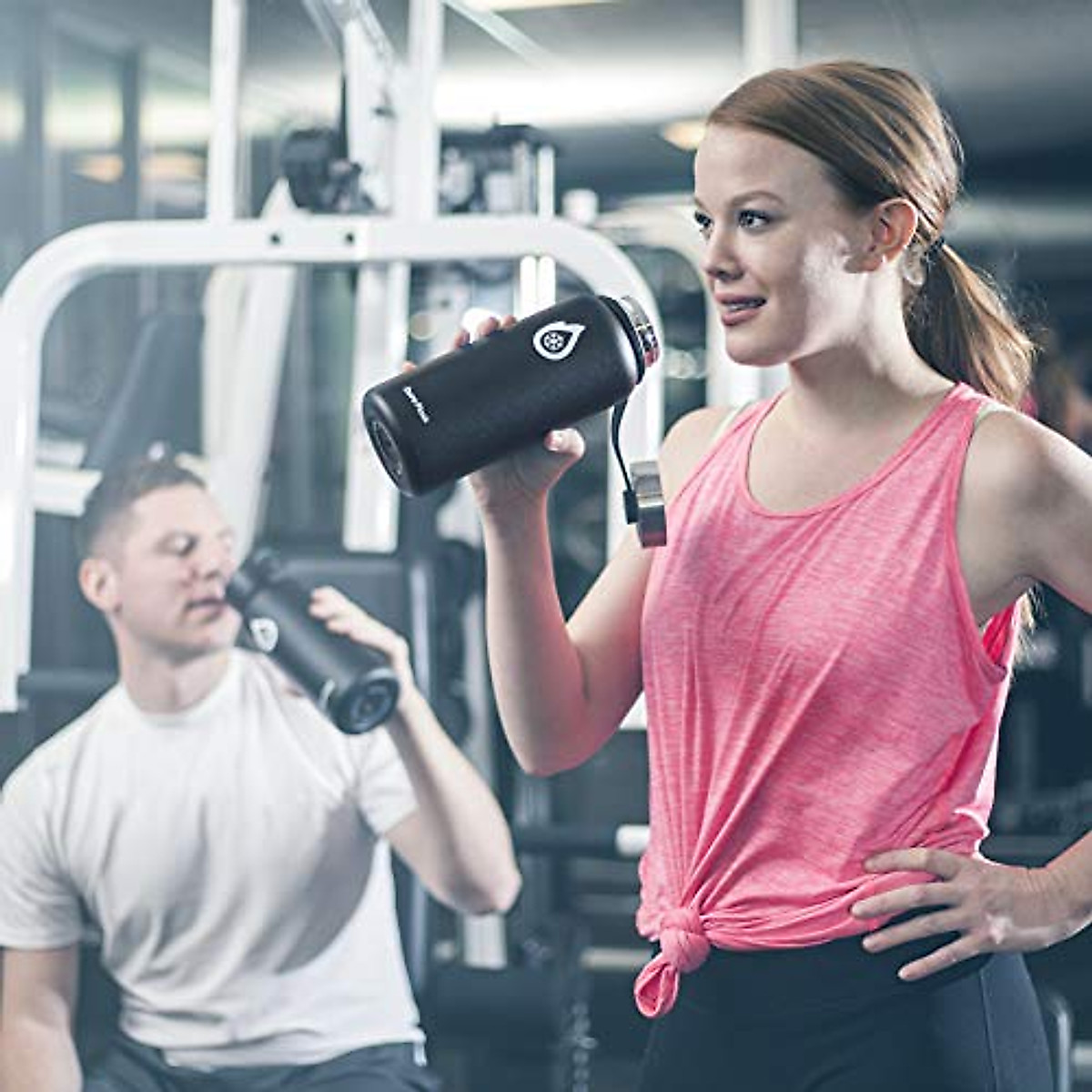 Explorer 32oz Insulated Water Bottle (Midnight Black)