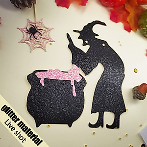 Halloween Baby Shower Party Decorations Girl Pink and Black Glitter A Baby Is Brewing Banner A Baby is Brewing Baby Shower Decorations Baby Brewing Halloween Shower Decorations