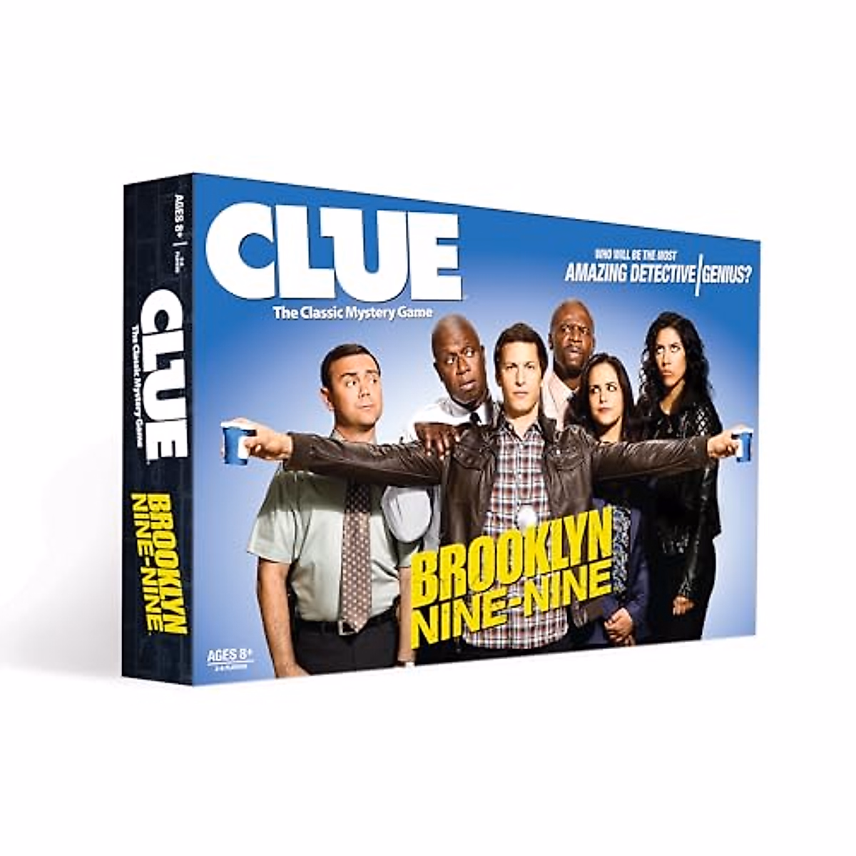 USAOPOLY CLUE Brooklyn Nine-Nine | Collectible Clue Board Game Featuring Comedy TV Show | Officially-Licensed Game About Brooklyn's 99th Precinct | Familiar Locations and Iconic Moments