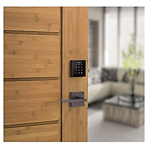 Kwikset 99540-001 Obsidian Keyless Entry Door Lock Z-Wave Plus Electronic Touchscreen Deadbolt, Satin Nickel