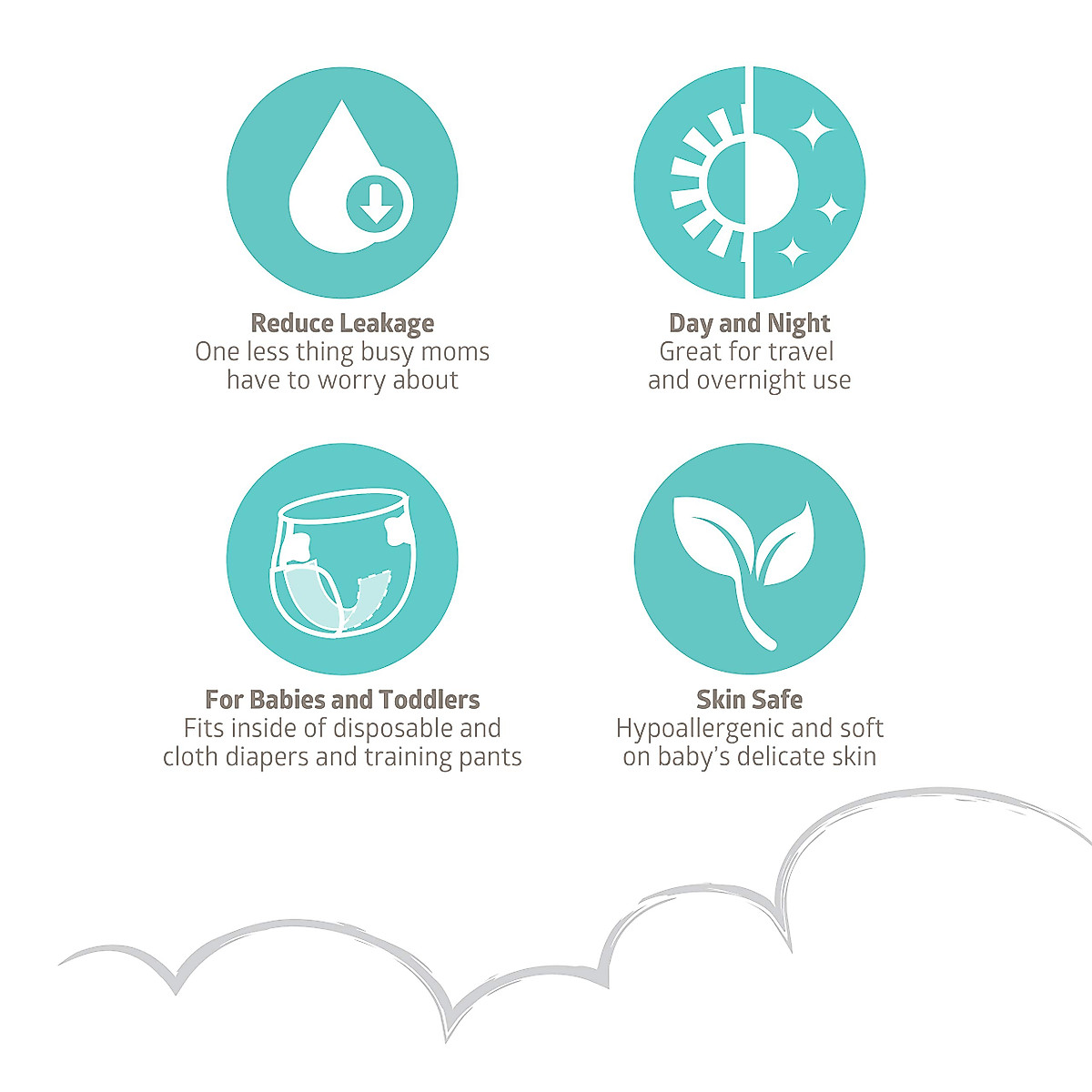 Medline Booster Pads with Adhesive