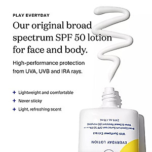 Supergoop! SPF Bestsellers Starter Kit - Reef-Friendly, Broad Spectrum Sunscreen for Face & Body - Includes Play Everyday Lotion SPF 50, Unseen Sunscreen, Glowscreen SPF 40 & Reusable Pouch