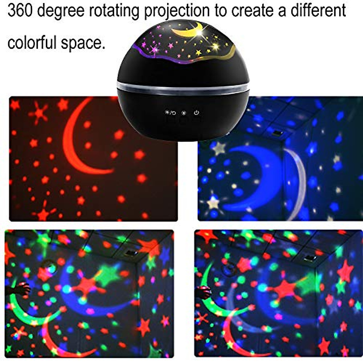 Night Light for Kids Star Projector Fun Gift for Children boy Girl Men Women Baby Sleeping Lamp Projector for Toddlers Bedroom Chirstmas Xmax Birthday Gifts for Kids Toddler Toys