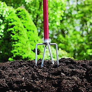 Garden Weasel Garden Claw - Long Handle | Cultivate, Loosen, Aerate, Weed | Gardening Hand Tiller, Twist Weeding Tool, Digging Fork, Cultivator, Soil Loosener | 91316