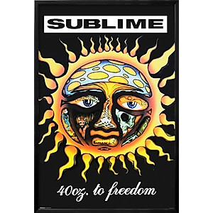 AllPosters Wall Poster Sublime- 40 Oz. To Freedom on Black Frame, 24x36