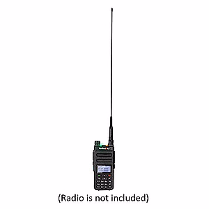 Radioddity RD-332 14.96in SMA-Male High Gain Antenna for Radioddity GM-30 GD-77 GD-77S VHF/UHF 136-174/400-470MHz Dual Band Handheld Radio