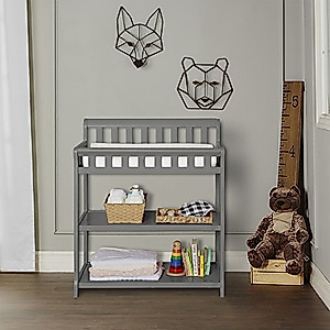 Dream On Me Nursery Essentials Bundle of Dream On Me Aden Convertible 4-in-1 Mini Crib, Dream On Me Ashton Changing-Table, with a Dream On Me Sunset 3” Extra Firm Fiber Portable Crib Mattress