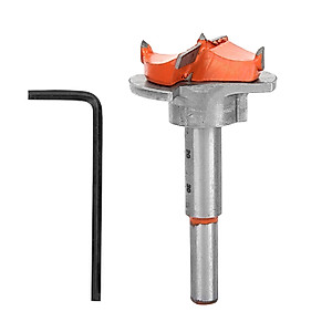 Forstner Drill Bits Wood Hole Saw Bits 35mm Steel Boring Positioning Drill Bit Wood Hole Saw for Cupboard Cabinet Hinge