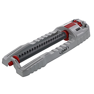 Orbit 56281 Oscillating Water Sprinkler for Lawn and Garden with Metal Base and Custom Pattern Dial (Waters up to 4,000 Square Feet)