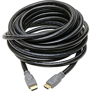 Tripp Lite High Speed 4K HDMI 2.0a Cable with Gripping Connectors (M/M), Black, 25 ft. (P568-025-2A)