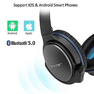 YOCOWOCO Wireless Bluetooth Adapter and Ear Pads Replacement for Bose QuietComfort QC25