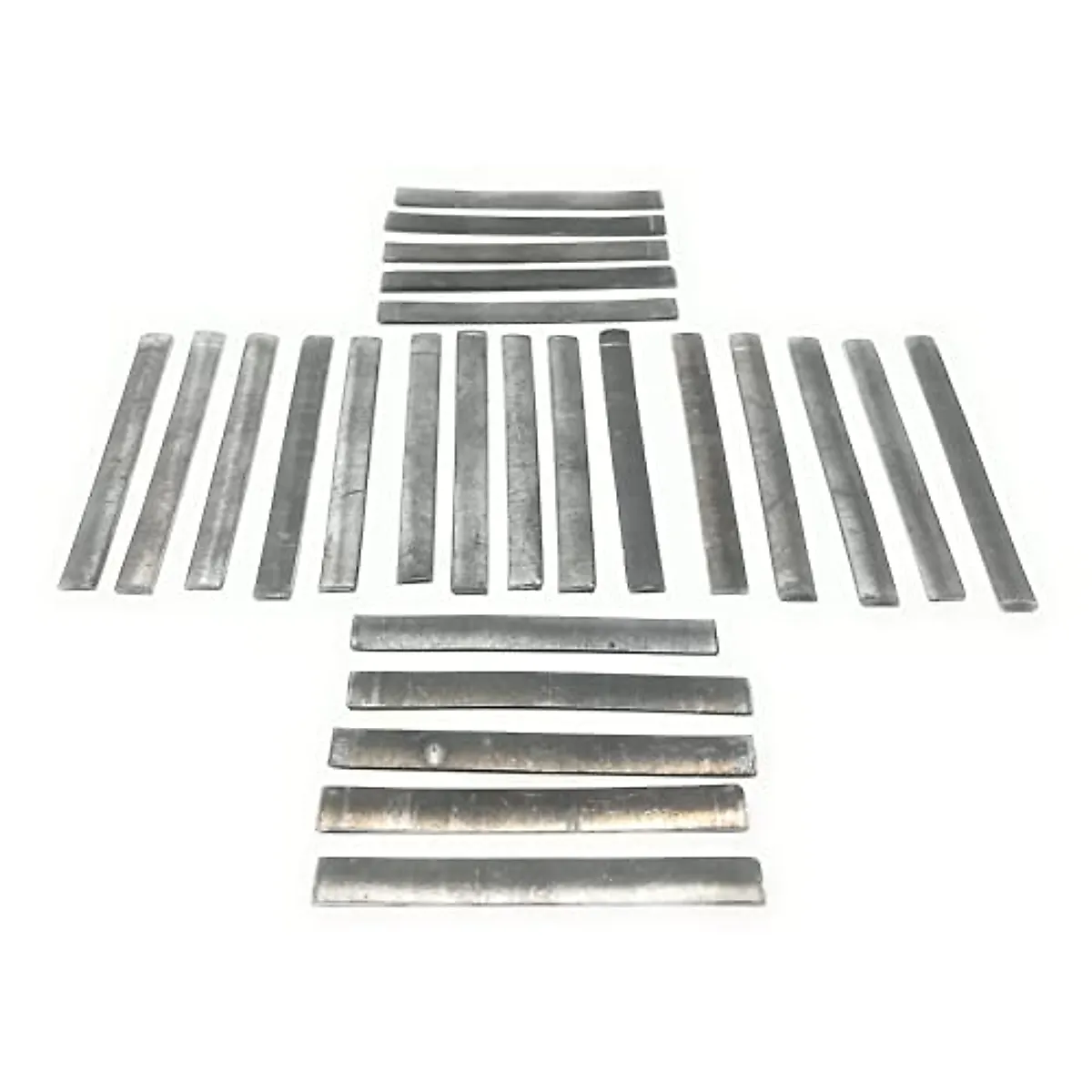 METAL MAGERY Aquarium Plant Weights Anchor Plants in Fish Tank Pack of 25 Lead Strips