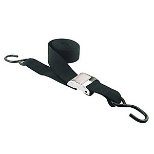 Erickson 51215 Black 2" x 15' Motorcycle or ATV Cam Buckle Tie-Down Strap