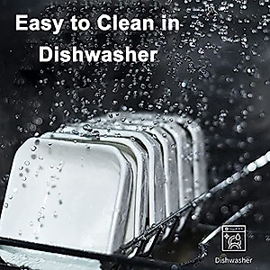 Kopmath Dip Sauce Bowls Set, 3 Oz Ultra-Strong Soy Sauce Dish, Square and Stable, Ceramic Small Bowls for Ketchup Condiment Side Dish Snack, Dishwasher Safe, Set of 6