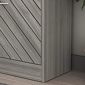 AGOTENI Shoe Cabinet with 2 Flip Drawers, Shoe Storage Organizer with 2-Tier Shelf for Entryway, Freestanding Shoe Rack Storage Organizer, Grey