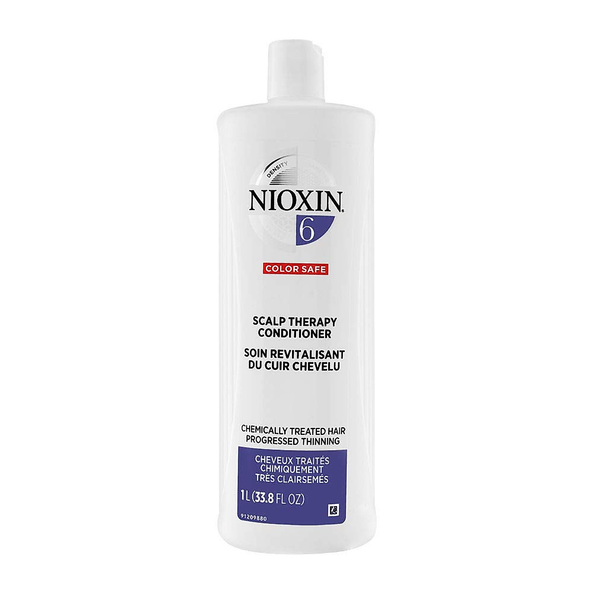 Nioxin System 6 Scalp Therapy Conditioner with Peppermint Oil, Treats Dry Scalp, Provides Moisture Control & Balance, For Bleached & Chemically Treated Hair with Progressed Thinning, 33.8 fl oz
