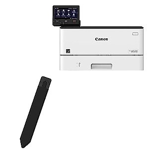 BoxWave Stylus Pouch Compatible with Canon imageCLASS LBP237dw - Stylus PortaPouch, Stylus Holder Carrier Portable Self-Adhesive for Canon imageCLASS LBP237dw - Jet Black