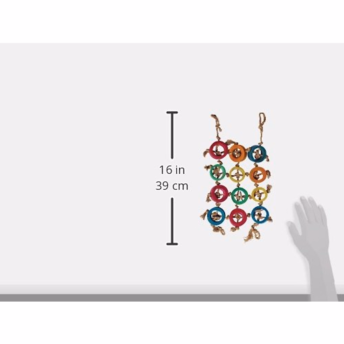 Living World Nature's Treasure Bamboo Ring Mural Medium Hookbills