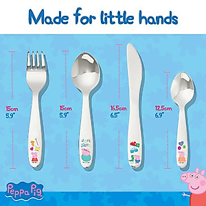 Peppa Pig X bamboo bamboo ® (Peppa 4 Piece Cutlery Set)