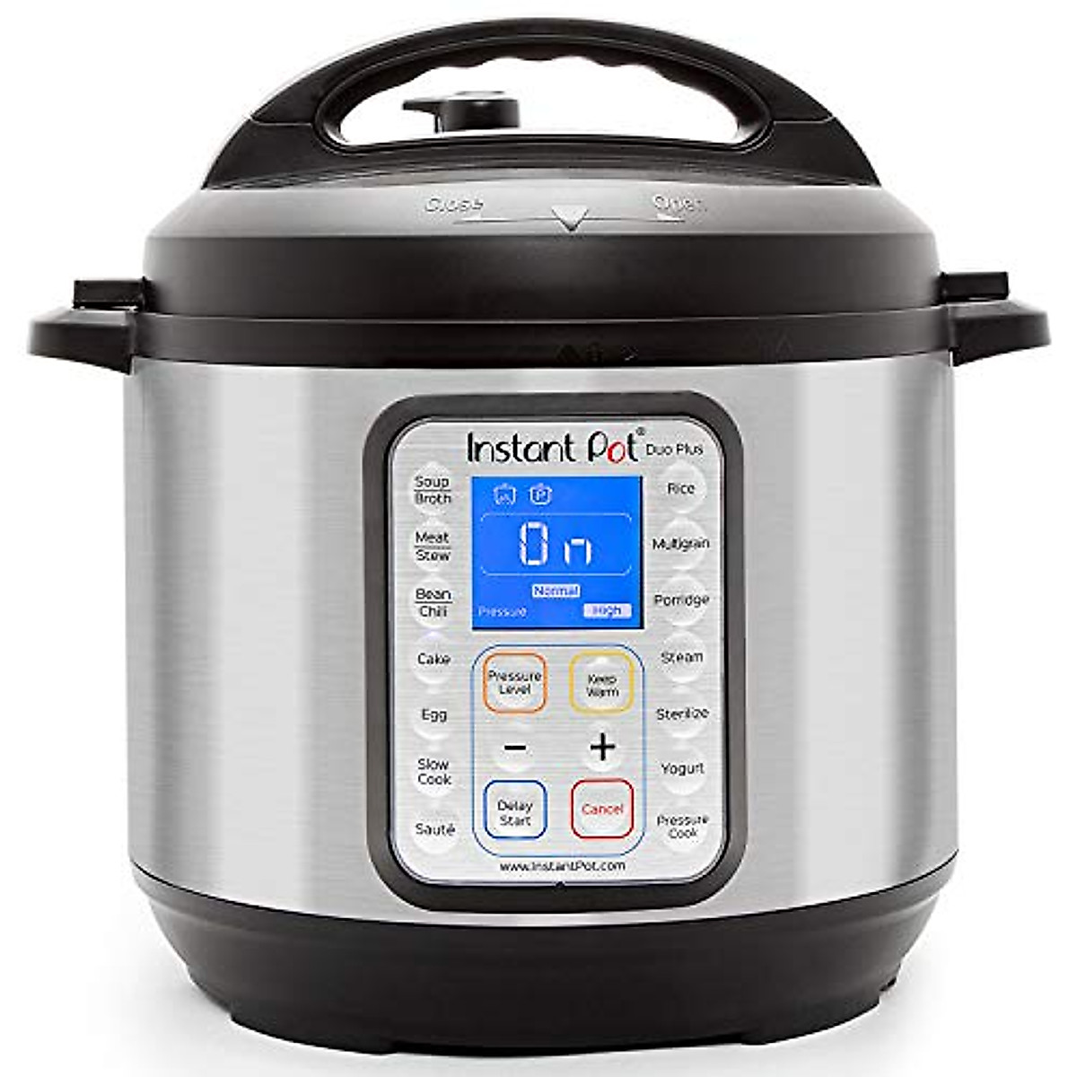 Instant Pot Duo Plus 9-in-1 Electric Pressure Cooker, Sterilizer, Slow Cooker, Rice Cooker, 6 Quart, 15 One-Touch Programs & Ceramic Non-Stick Interior Coated Inner Cooking Pot - 6 Quart