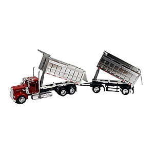 1/43 D/C Kenworth W900 Double Dump Truck, Color May Vary