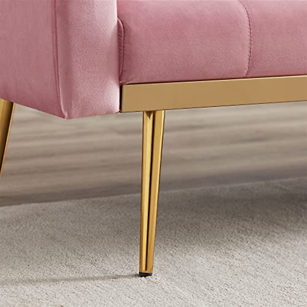 ERYE Modern Convertible Futon Sofa Bed, Functional Adjustable Upholstered Loveseat,Compact Foldable Love Seat,Comfy Sleeper Daybed Reversible Recliner Sofa & Couch