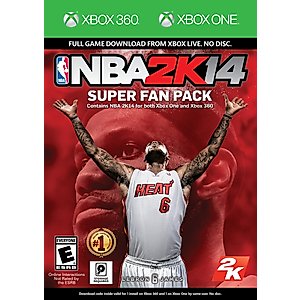 NBA 2K14 Super Fan Pack-Xbox (No Disc)
