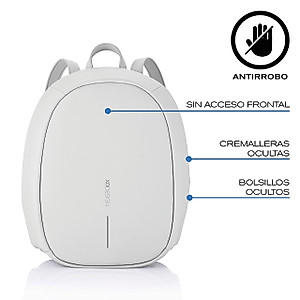 XDDesign Elle Fashion Anti-Theft Backpack Light Grey (Women's Bag)
