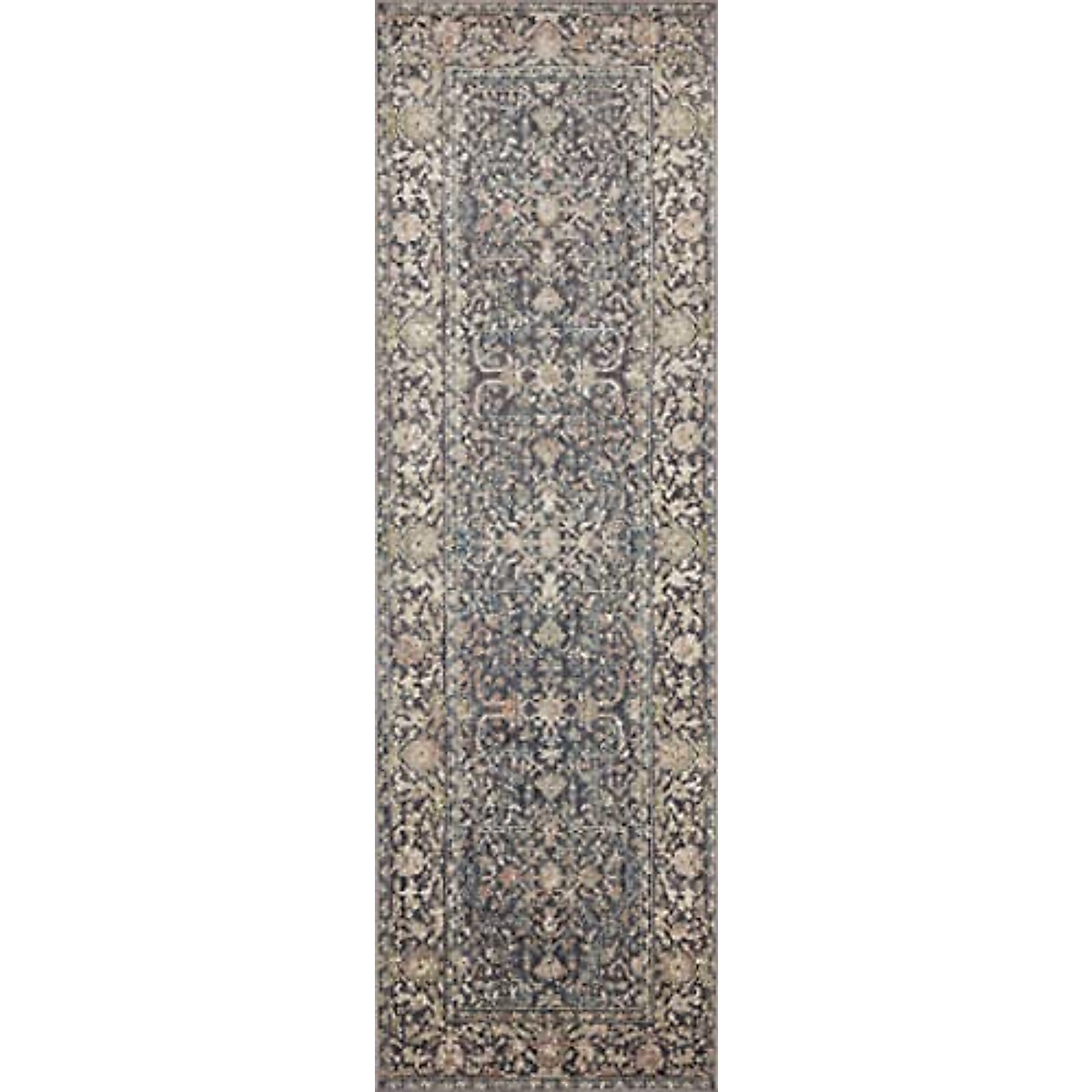 LOLOI Jean Stoffer Bradbury Collection BRU-01 Midnight / Multi 9'-0'' x 12'-0'' Area Rug