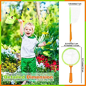 50 Pcs Kids Mini Telescopic Butterfly Nets Insect Collecting Fishing Net Colored Bug Catcher Nets Class Observation Tool for Spider Fishing Outdoor Learning Travel Adventure