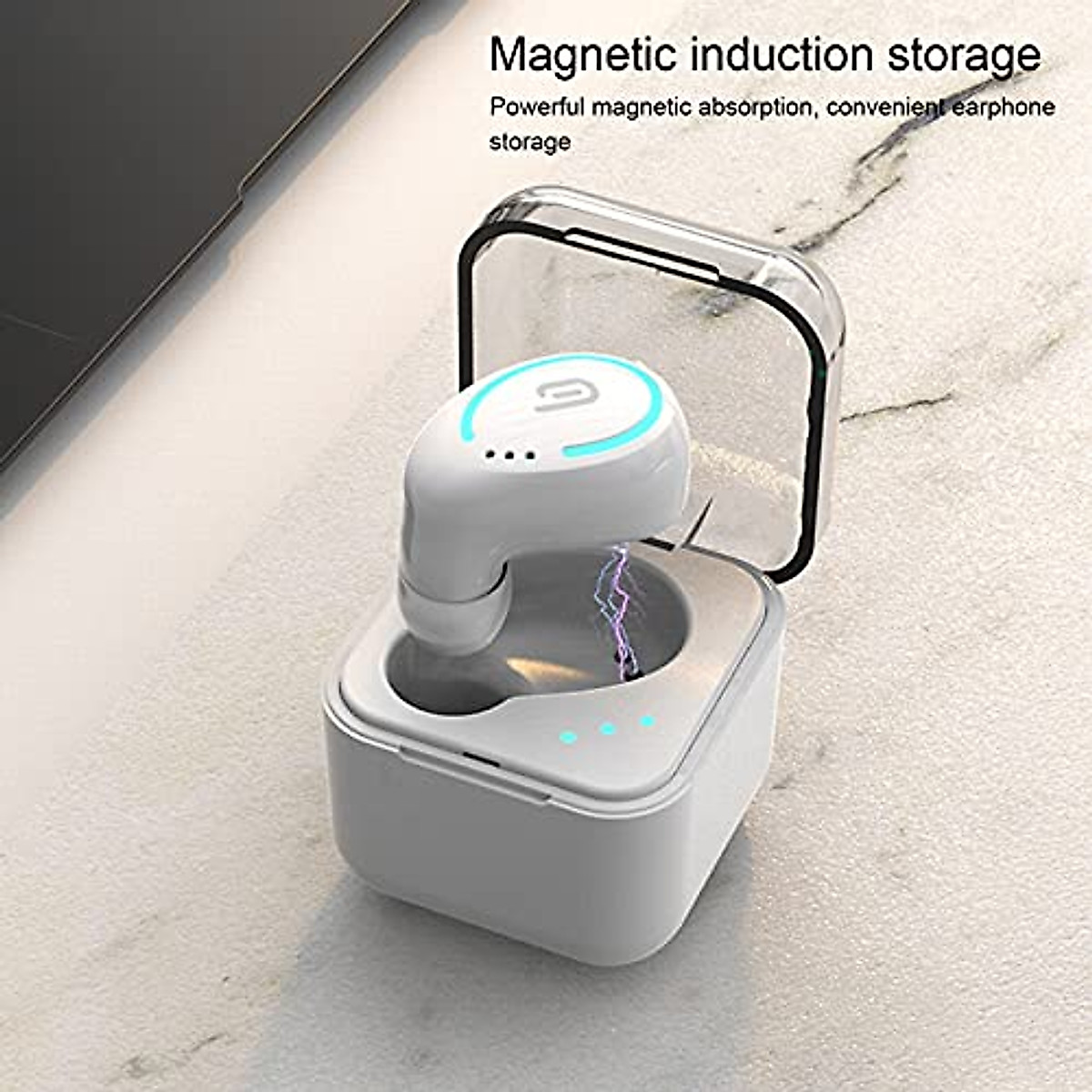 OCUhome MOHALIKO TWS Wireless Earbuds, M-B8 Wireless Headphones Intelligent Touch Waterproof Universal Bluetooth 5.0 Sports Headphone for Outdoor Luxury Gold