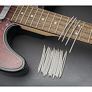 Musiclily Pro 2.7mm Stainless Steel Jumbo Gauge 24-Pieces Fret Wire Set Compatible with USA Les Paul/Epiphone Guitar