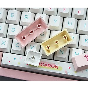 ZMX Macaroon PBT Dye-Sublimation Keycap,XDA Profile 136 Keys Custom Keycaps Set for MX Switch Mechanical & Gateron Optical Gaming Keyboards